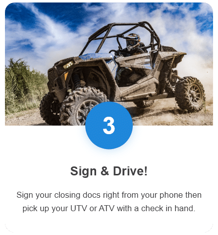ATV Loans | My Financing USA